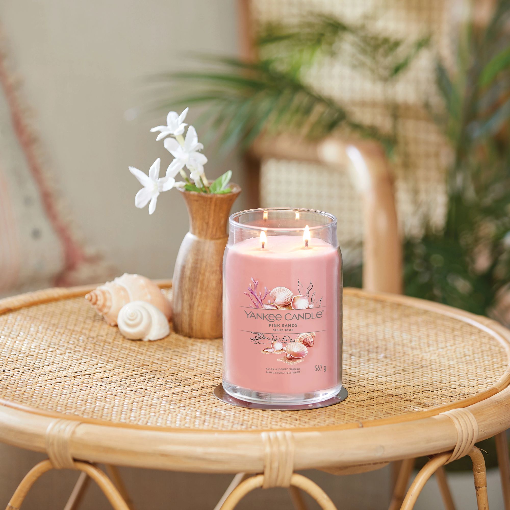 Pink Sands Signature Large Jar Yankee Candle Enesco Gift Shop