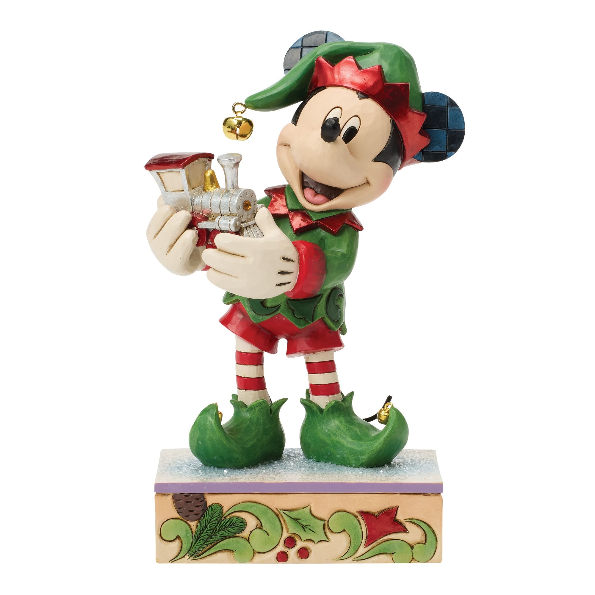 Elf on Track (Mickey Elf with Train Figurine) – Enesco Gift Shop