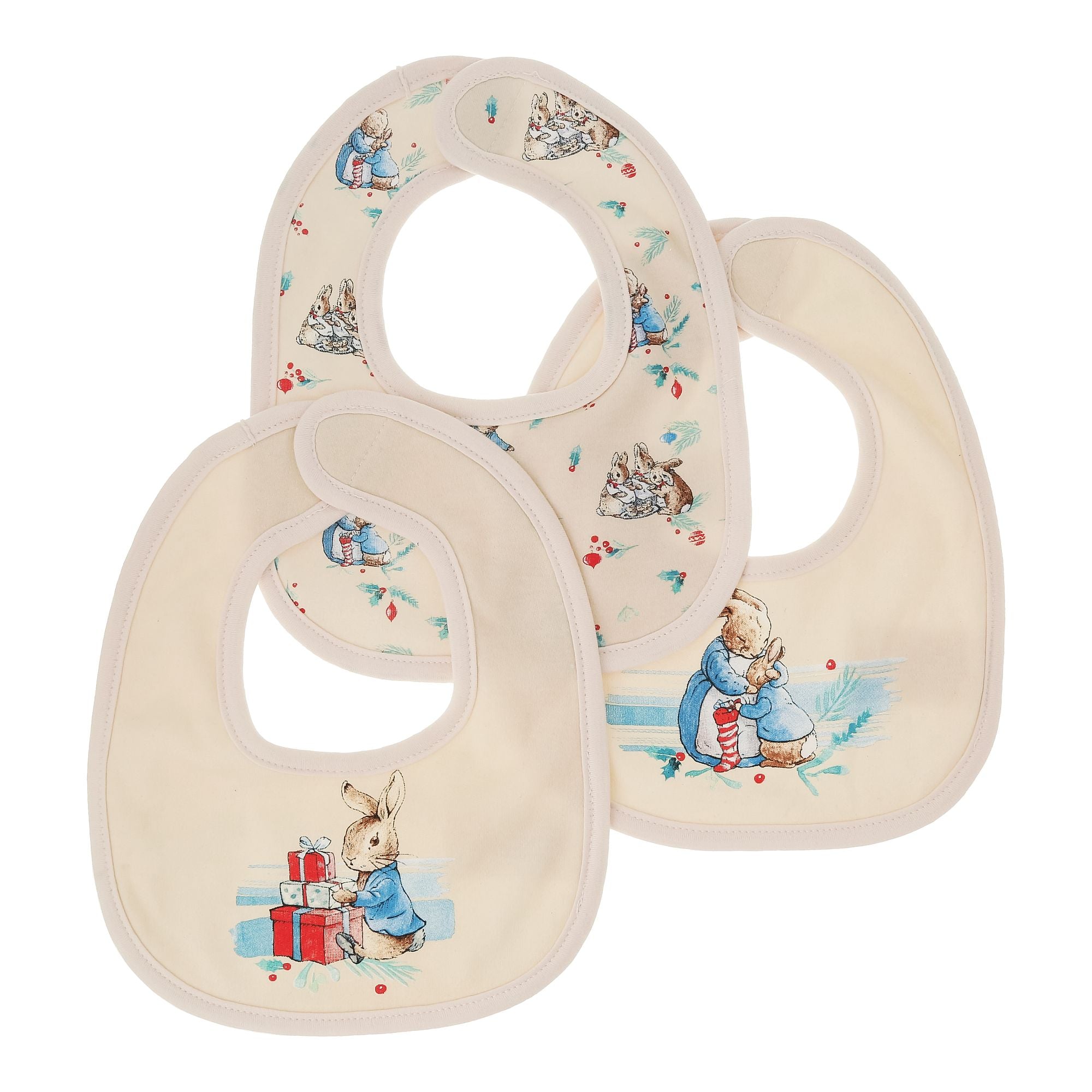 Peter Rabbit Christmas Bibs (Set of 3) – Enesco Gift Shop